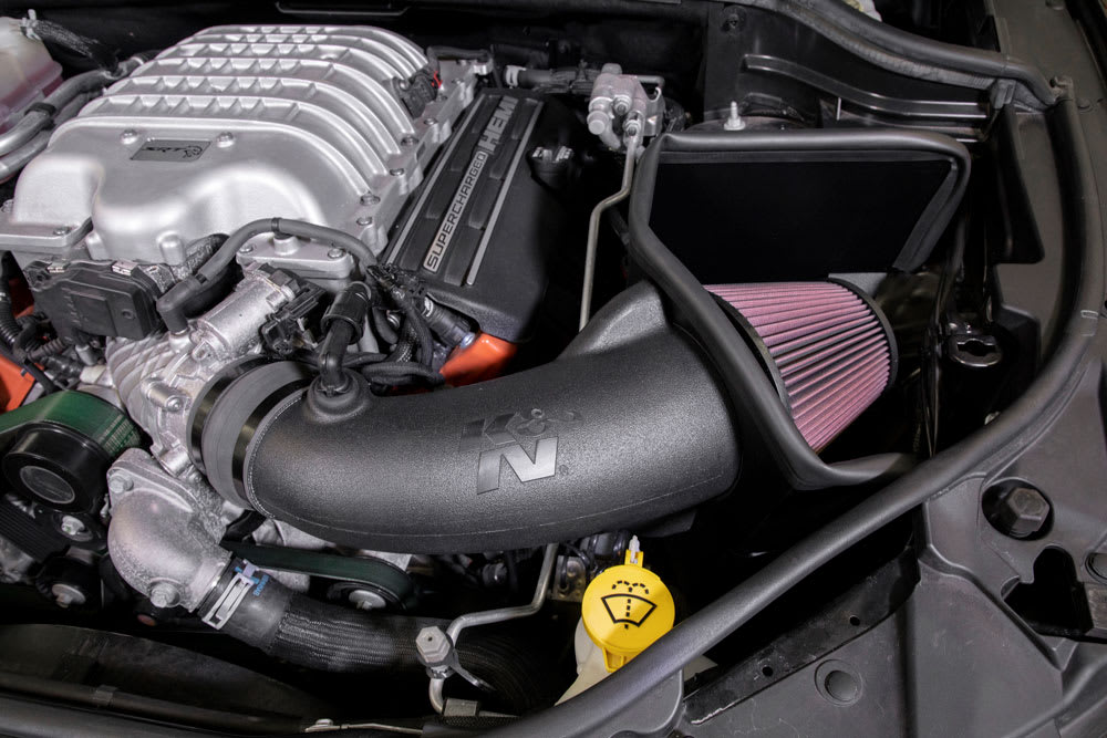 63-1579 K&N Performance Air Intake System, Jeep Grd Cherokee Trackhawk ...