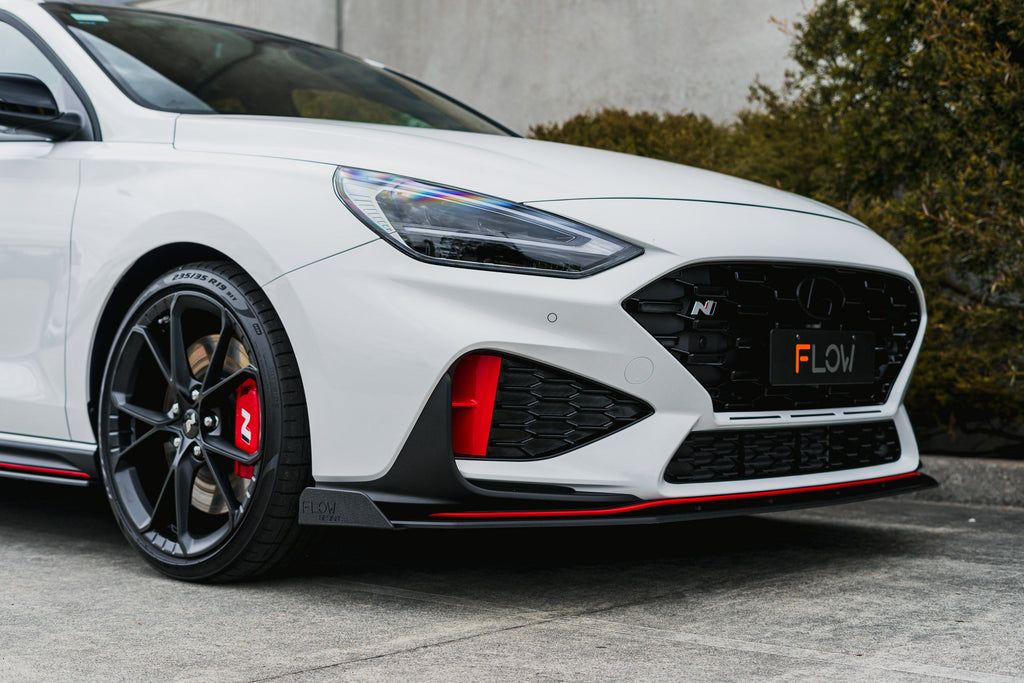 Hyundai i30N (2017-2021) Hatch PDE V6 FL2 2025 Front Lip Splitter Wing ...