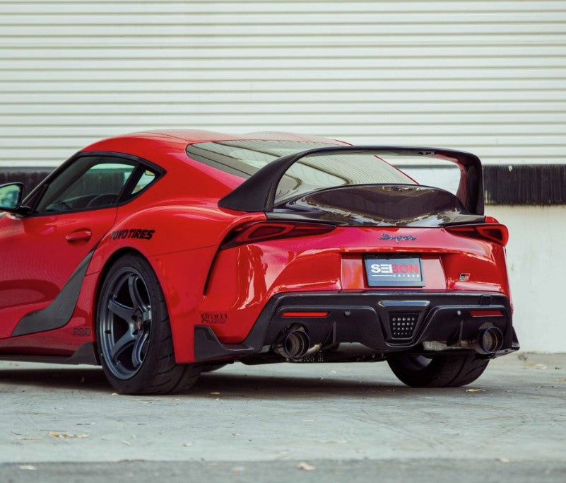 Toyota Supra (2020-UP) A90 Seibon MB-Style Carbon Fibre Rear Spoiler ...