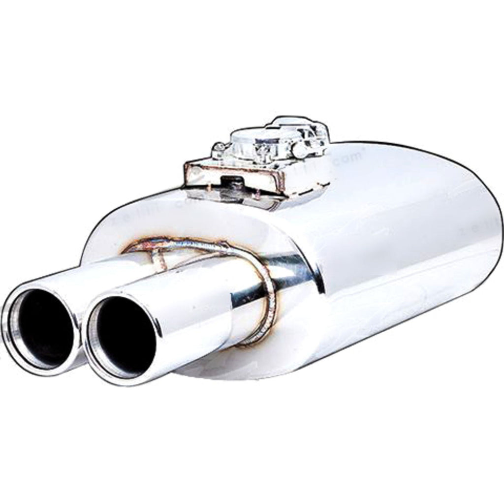 3" Inch Inlet Twin Tip Oval Varex Muffler - XFORCE – Empire Performance