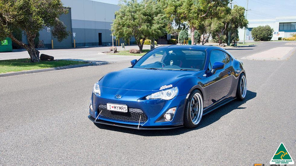Toyota 86 (2012-2021) (GT86/FT86) Front Lip Splitter V2 (With Support ...