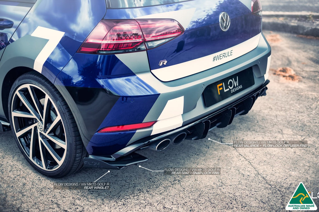 Volkswagen Golf (2012-2020) R Flow-Lock Rear Diffuser – Empire Performance