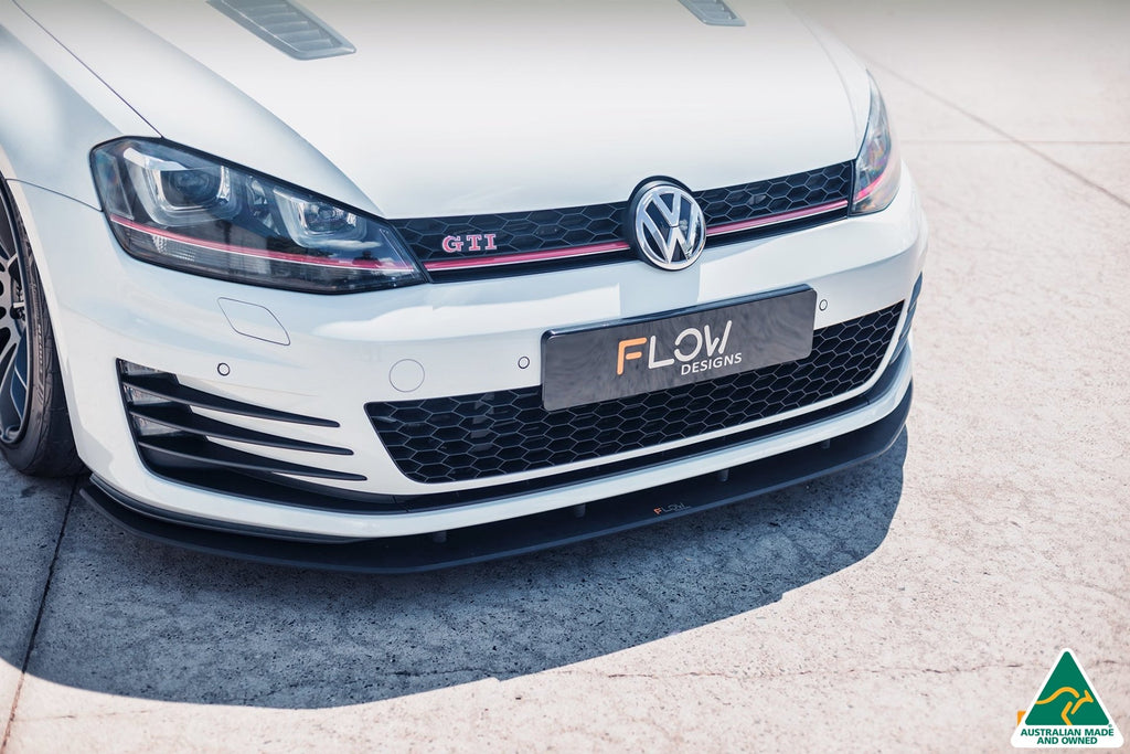 Volkswagen Golf (2012-2020) GTI Front Lip Splitter Extensions (Pair ...