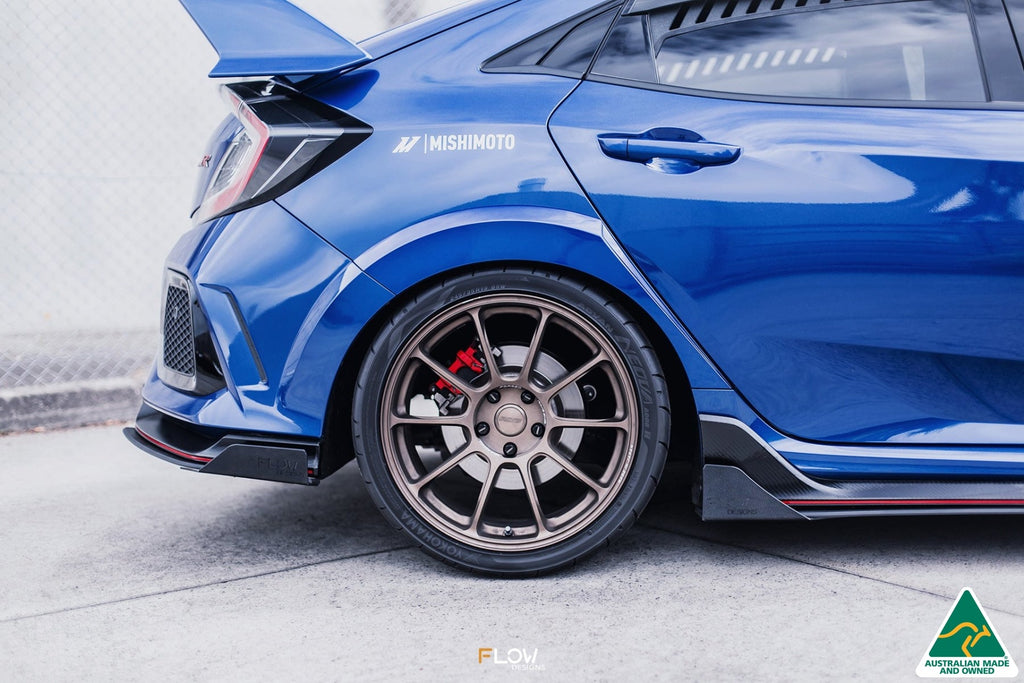 Honda Civic (2017-2022) Type R Side Skirt Splitter Winglets (Pair ...
