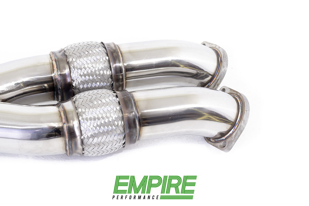 Nissan R35 GT-R 90mm Stainless Steel Midpipe | Empire – Empire Performance