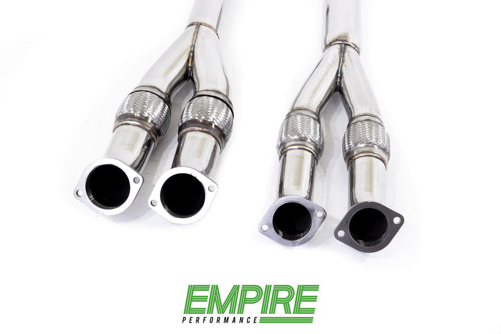 Nissan R35 GT-R 90mm Stainless Steel Midpipe | Empire – Empire Performance