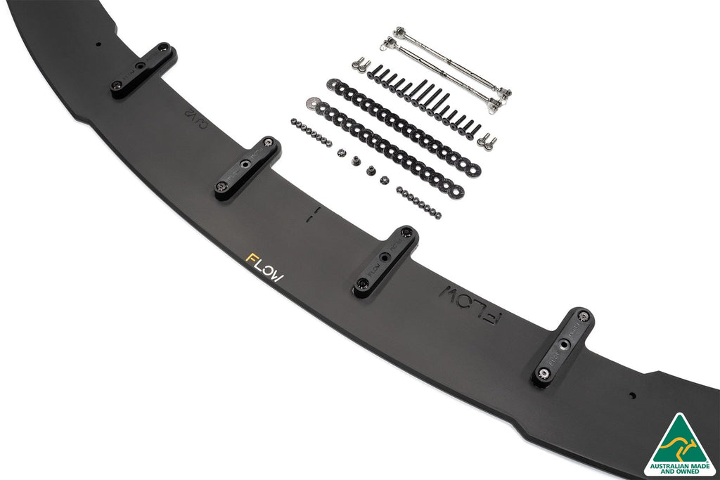 Mitsubishi Lancer (2008-2017) Ralliart CJ Front Splitter V2.5 With Sup ...