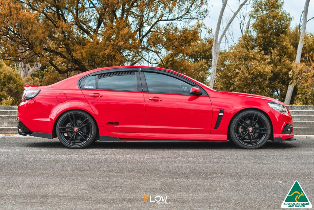 Holden Commodore (2013-2017) S1 Sedan Side Skirt Splitter Winglets (Pa ...