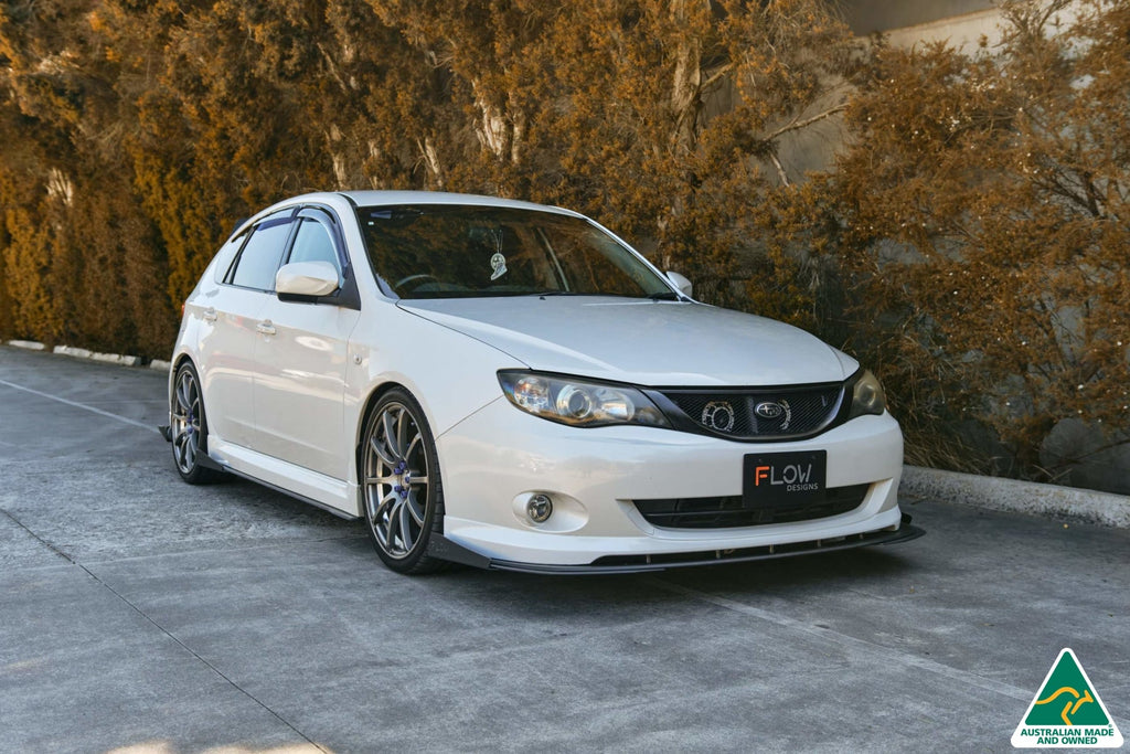 Subaru WRX (2008-2015) /RS G3 Hatch PFL Front Lip Splitter Winglets (P ...