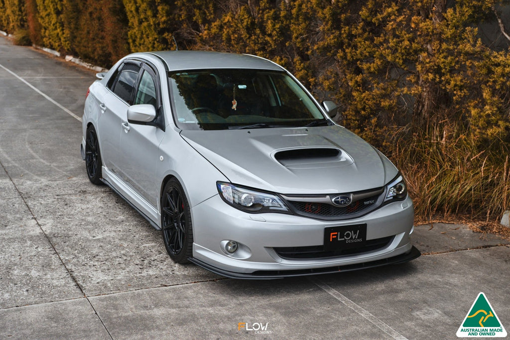 Subaru WRX (2008-2015) /RS G3 Sedan PFL Front Lip Splitter Extensions ...