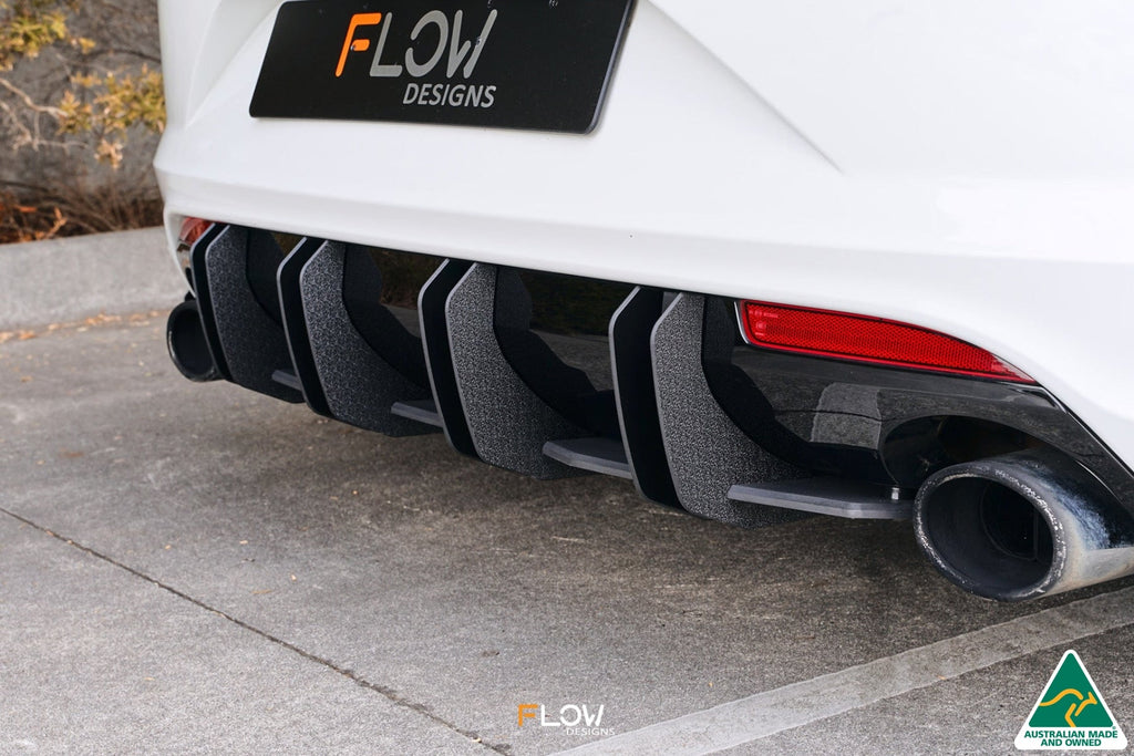 Volkswagen Scirocco (2009-2017) R FL V3 Flow-Lock Rear Diffuser ...