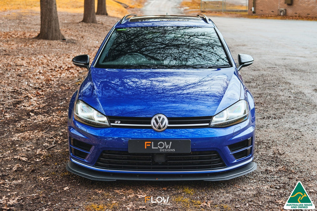 Volkswagen Golf R (2012-2020) Wagon Front Lip Splitter Extensions (Pai ...