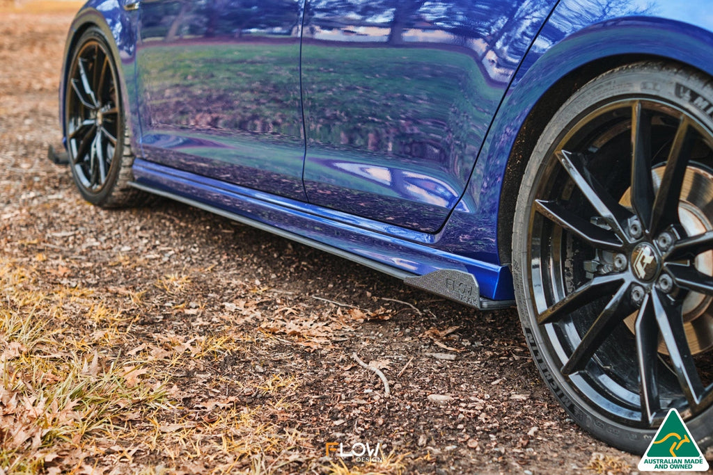 Volkswagen Golf R (2012-2020) Wagon Side Skirt Splitter Winglets (Pair ...