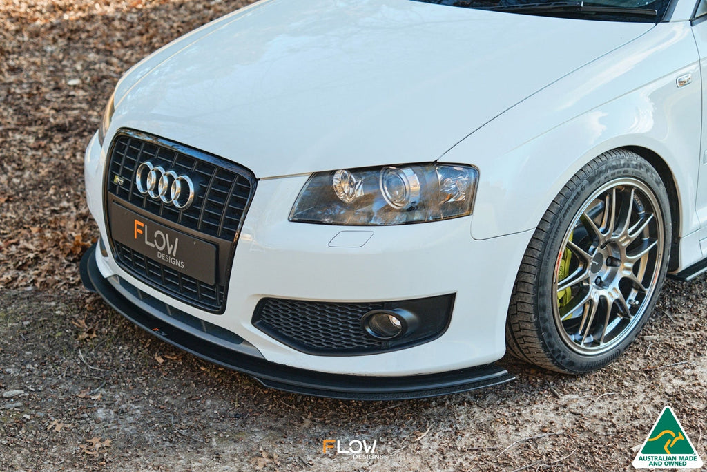 Audi S3 (2003-2012) 8P Hatch (PFL) Front Lip Splitter Extensions (Pair ...