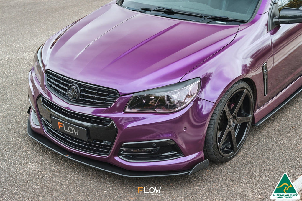 Holden Commodore (2013-2017) S1 Ute Front Lip Splitter Winglets (Pair ...