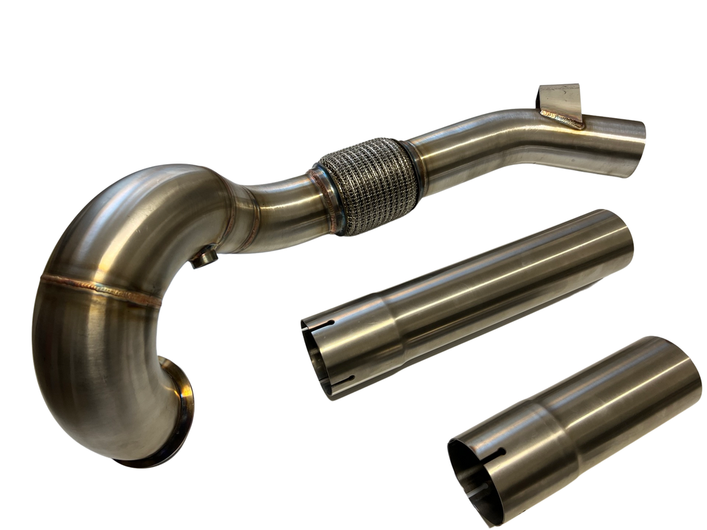 Euroflow Volkswagen Golf (2021-2023) MK8 GTi Euroflow Downpipes ...