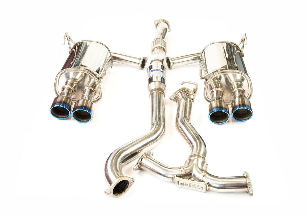 Subaru WRX (2015-2021) Invidia Q300 Turbo back Exhaust w/Ti Rolled Tip ...