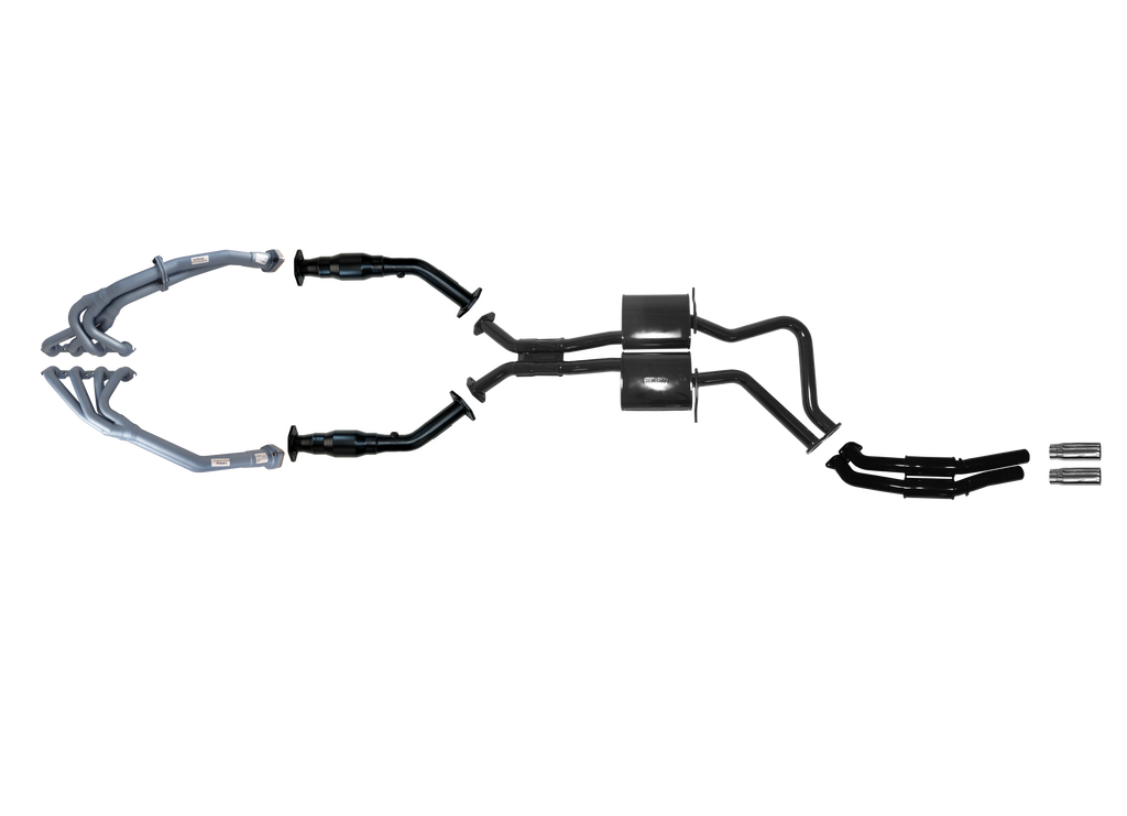 Holden Monaro (2001-2005) V2- Single Outlet Try-Y Headers 2 1/2 Inch S ...