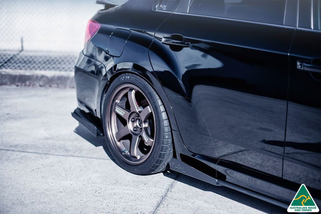 Subaru WRX (2008-2015) / STI G3 Sedan FL Side Skirt Splitter Winglets ...