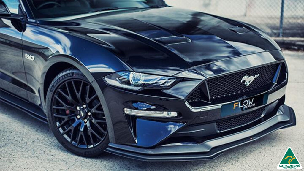 Ford Mustang (2018-2025) S550 FN Front Lip Splitter Extensions (Pair ...