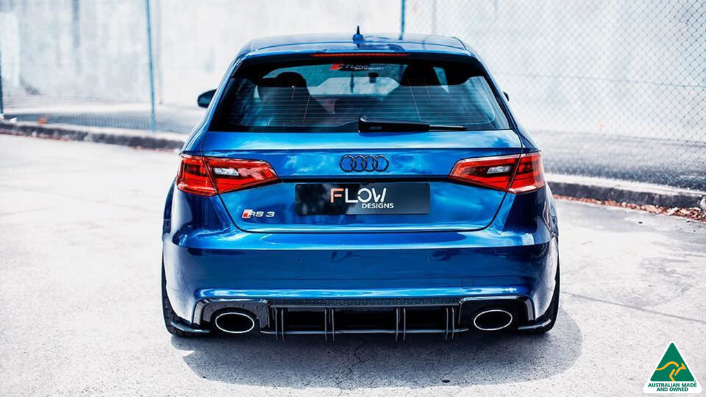 Audi RS3 (2013-2020) 8V Sportback (PFL) Flow-Lock Rear Diffuser ...